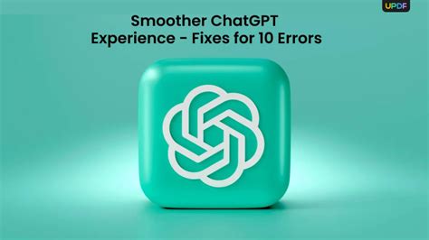 Chatgpt Errors 10 Easy Fixes You Need To Know Updf