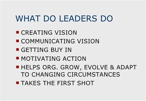 Leadership Best Practices