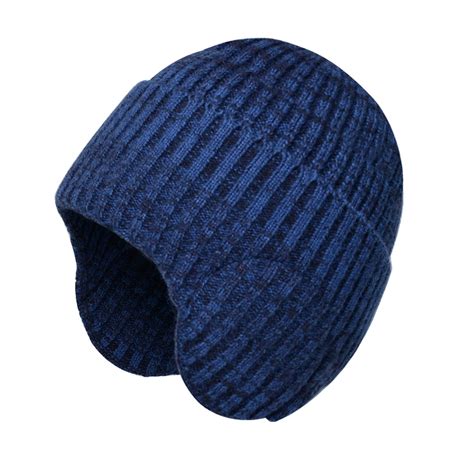 Jalioing Thermal Beanie For Women And Men Ear Flaps Knitted Beanie Hat
