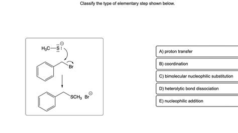 Answered H3c Br Classify The Type Of Elementary Bartleby