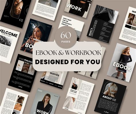 Luxury Ebook Template Lead Magnet Ebook Template 60 Pages Template