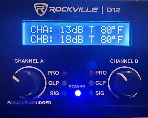 Rockville D12 Pa Amp Reverb