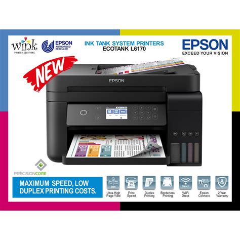 EPSON L6170 with Original Inktank and Ink | Shopee Philippines