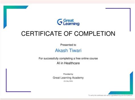 Akash Tiwari On Linkedin I Hereby Happy To Complete My Course On Ai In