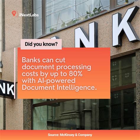 As Per Mckinsey Banks Can Reduce Document Processing Costs By Up To 80 With Ai Powered