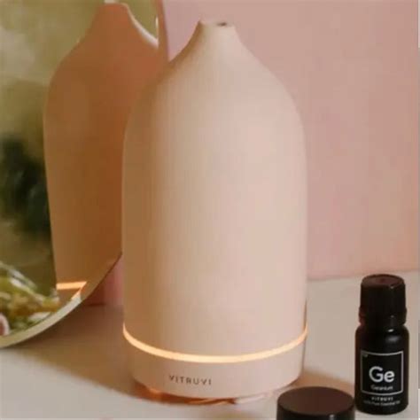 Vitruvi Stone Diffuser In Blush Artofit