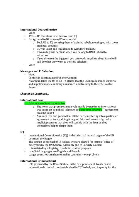 Introduction To International Relations Notes Intr2000 Introduction