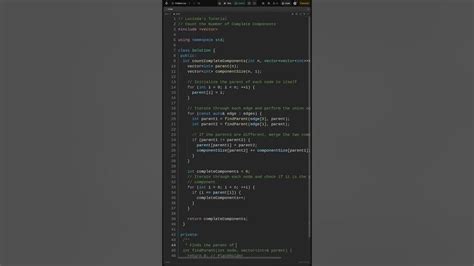 🎀leetcode Problem 2685🎀 Count The Number Of Complete Components Youtube