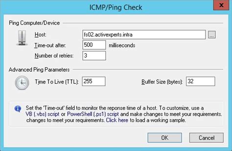 Monitor Computer Presence Using ActiveXperts ICMP Check