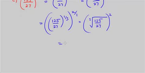 Cpm Precalculus 2 91 Evaluate And Simplify Fractional Exponents Youtube