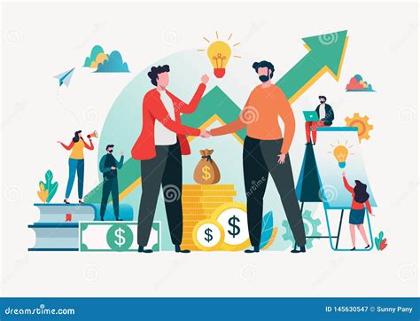 Innovation Marketing Business Diagram Royalty Free Cartoon