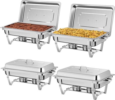 Rengue 9 5 Qt Chafing Dishes 4 Pack High Premium Stainless