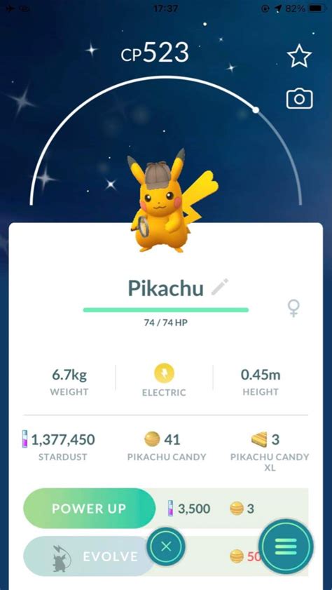 Shiny Pikachu Detective Hat Pokemon Go Video Gaming Gaming
