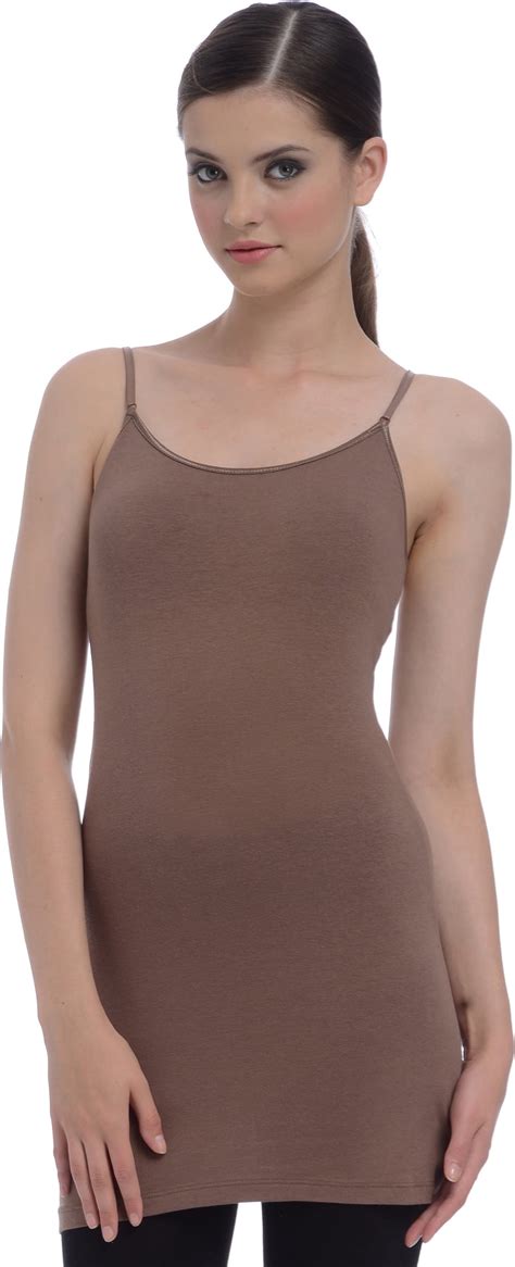 Extra Long Shelf Bra Cotton Cami Tank Top