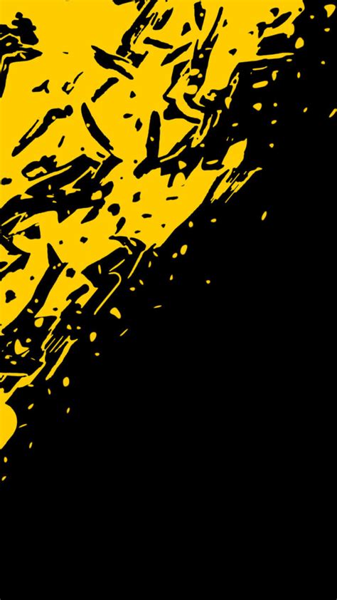 Black And Yellow Wallpaper