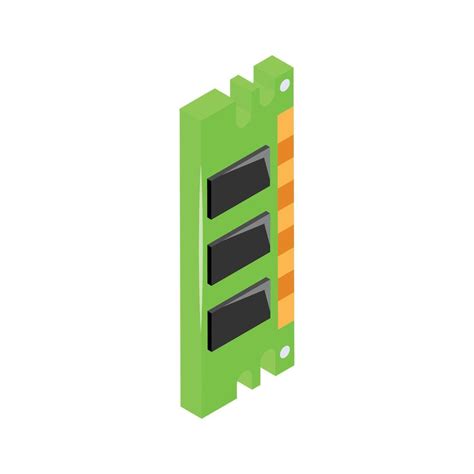 random access memory isometric icon of ram in modern style 48846141
