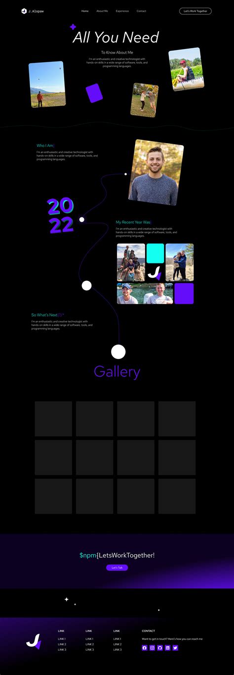 Full Stack Developer Website Design On Behance