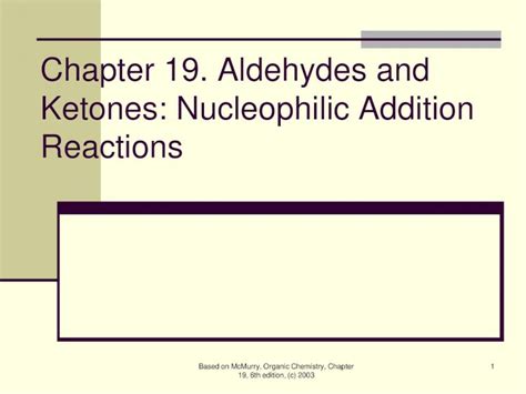 Pdf Chapter 19 Aldehydes And Ketones Nucleophilic Addition