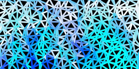 Diseño De Mosaico De Triángulo Vector Azul Claro 2784783 Vector En