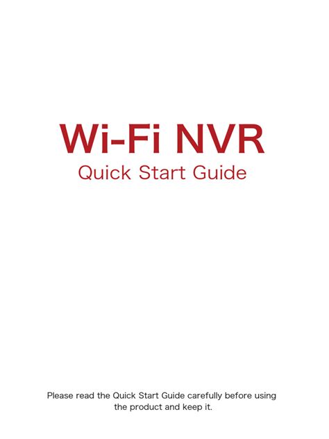 Wi Fi Nvr Quick Start Guide Bd Pdf Wi Fi Computer Network