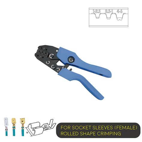 Ratchet Type Soft Handle Crimping Tool Sergia Taiwan Hand Tools