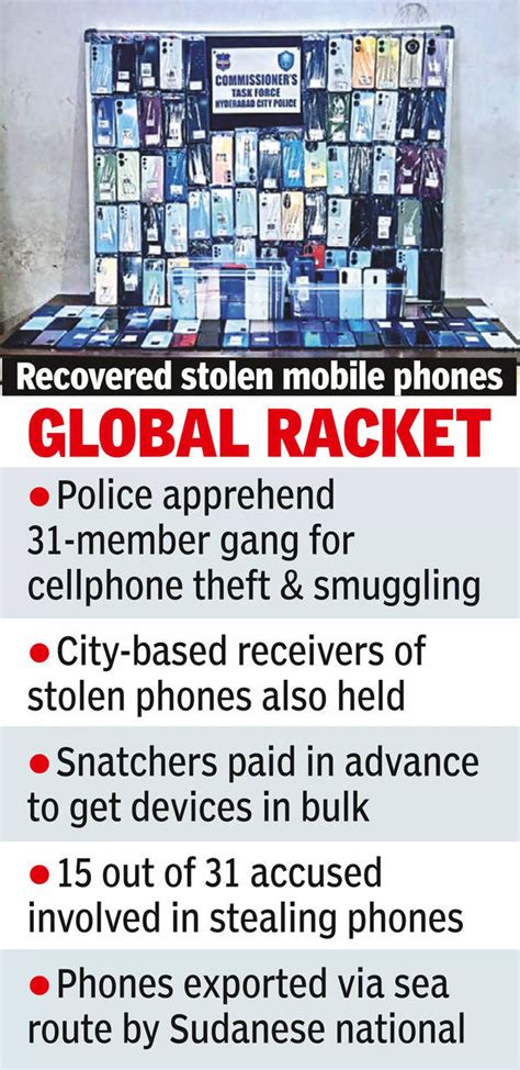 Cellphone Theft Gang Cellphone Theft Gang Busted 700 Phones Recovered