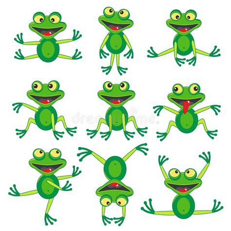 Frog Jumping Sprite Stock Vector Illustration Of Available 73781050