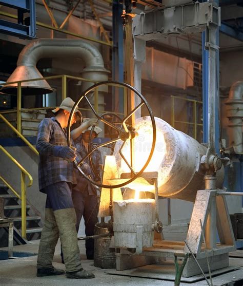 Iron Foundry Stock Image Image Of Process Work Metal 1687927