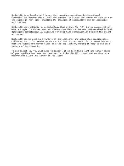Socket Meaning Pdf