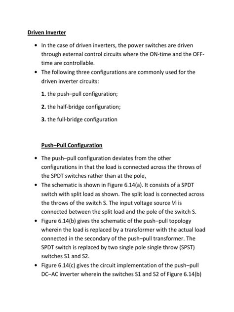 Driven Inverter | PDF