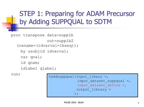 Ppt How To Go From An Sdtm Finding Domain To An Adam Compliant Basic