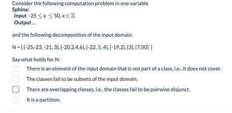Solved Consider The Following Computation Problem In One