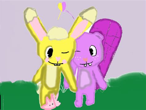 Toothy X Cuddles By Napanties On Deviantart