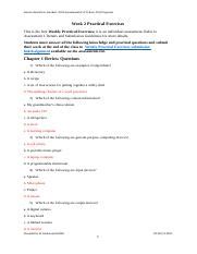 Week 2 Practical Exercises 4 1 Docx Source Kenneth A Lambert 2019