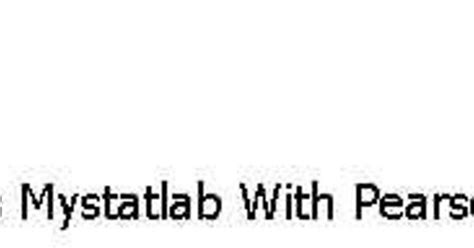 Essentials Of Statistics Plus Mystatlab With Pearson Etext Access Card