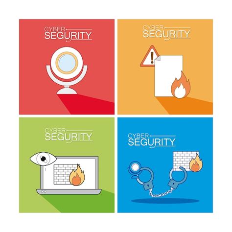 Premium Vector Set Of Cyber Security Icons Collection