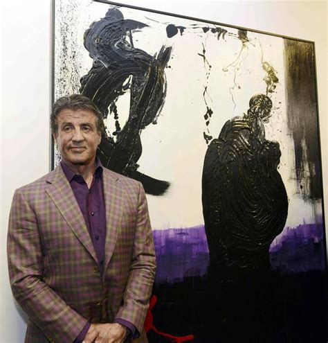 Sylvester Stallone Shows His Work At The Museum Of Modern And