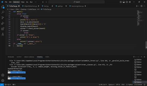 Ishaan Saripalli On Linkedin Artificialintelligence Pythonprogramming Tictactoe Codingprojects