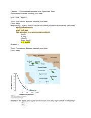 Ch13 1 Docx Chapter 13 Population Dynamics Over Space And Time