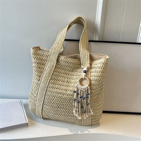 Zomer Stro Geweven Tas Voor Vrouwen Handtassen Han Vicedeal