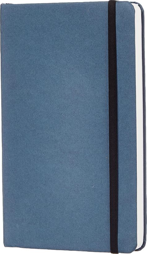 Amazonbasics Classic Notebook Plain 130mm X 210mm 240 Pages Black Office