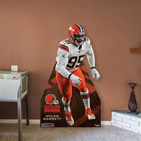 Cleveland Browns Myles Garrett 2022 Life Size Foam Core Cutout Offi