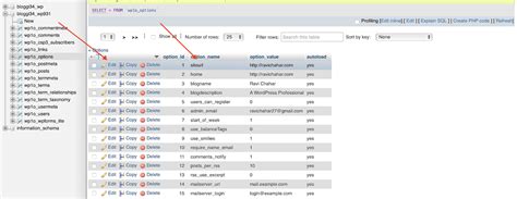 How To Change Wordpress Urls In Mysql Database Using Phpmyadmin