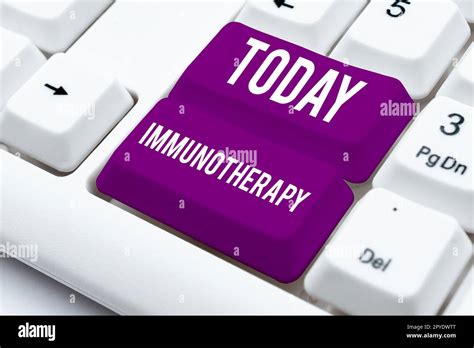 Conceptual Display Immunotherapy Business Idea Treatment Or Prevention