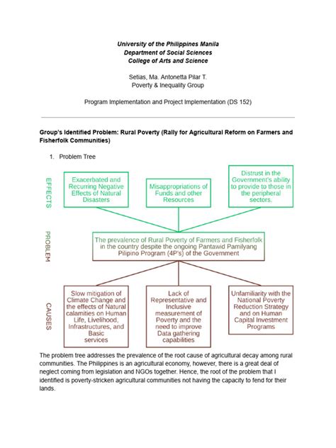 setias assignment 2 logical frameworks pdf poverty poverty