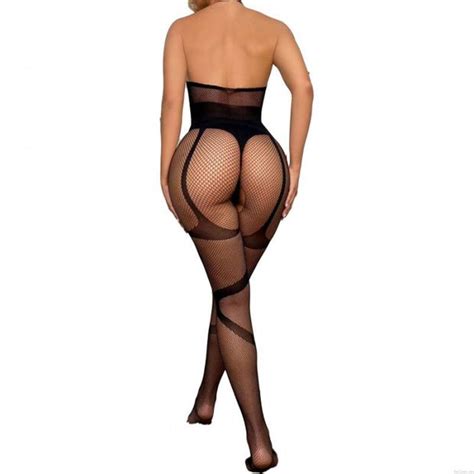 Sexy Scintillant Strass Résille Le Maillot De Lilywendy