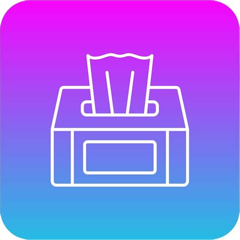 Premium Vector Tissue Box Icon
