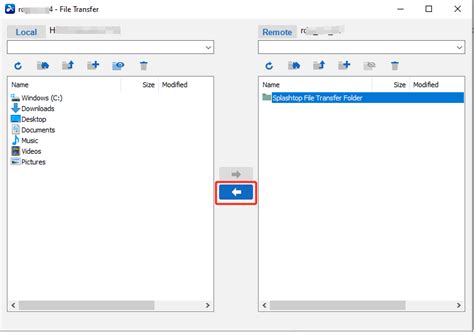 How To Transfer Files Fromto Remote Rdp Computer From On Prem App Splashtop On Prem Support