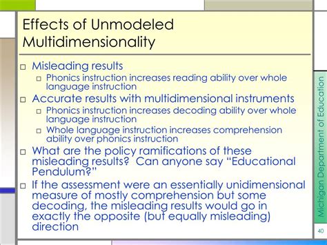 PPT Non Linear Unidimensional Scale Trajectories Through Multidimensional Content Spaces