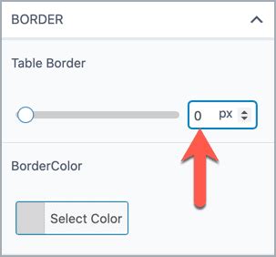 How To Remove Table Borders WP Table Builder